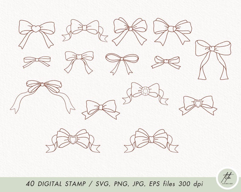Coquette Frame Clipart, Hand-drawn Frame SVG, Ribbon Bow Frame PNG ...