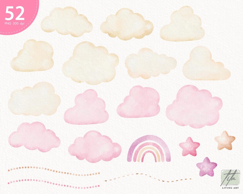 Watercolor Air Transport Clipart, Pink Air Transport, Airplane Clipart ...