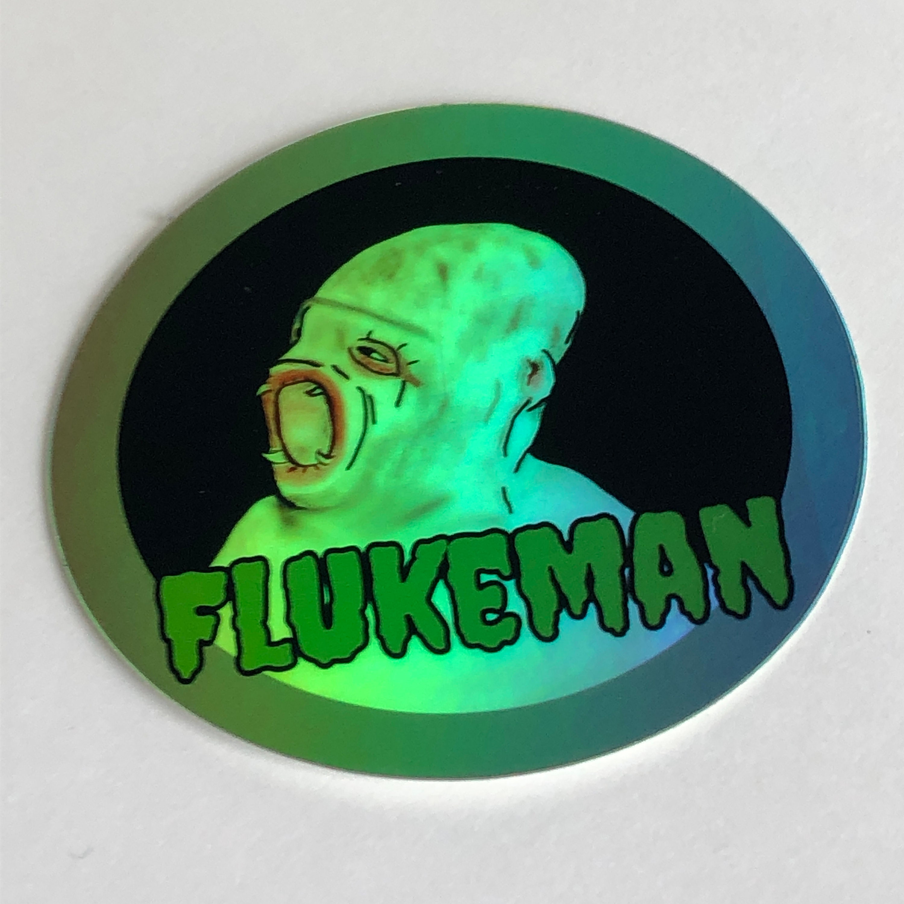 Flukeman Holographic Sticker the X-files - Etsy