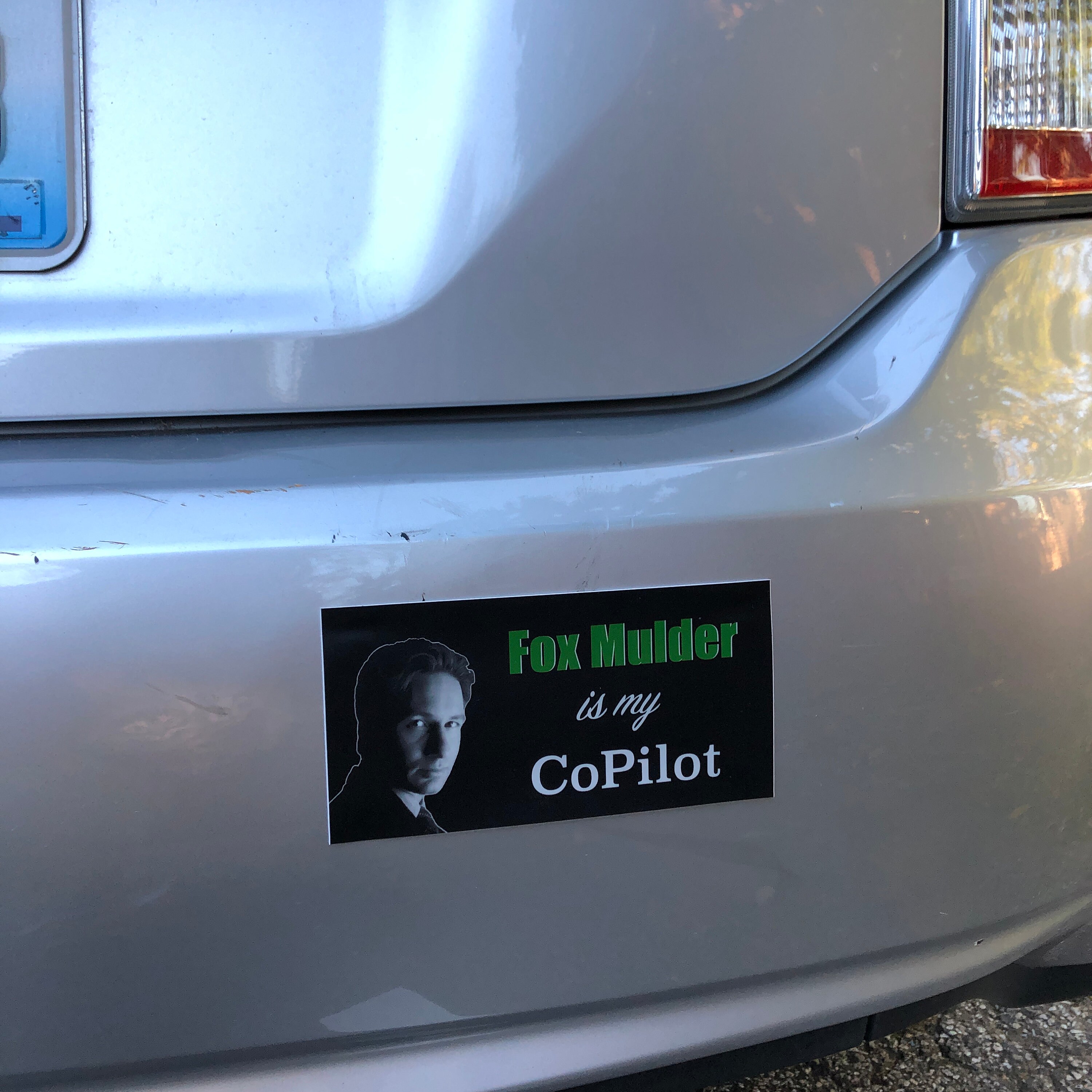 Fox Mulder is My Copilot Bumper Sticker - Etsy