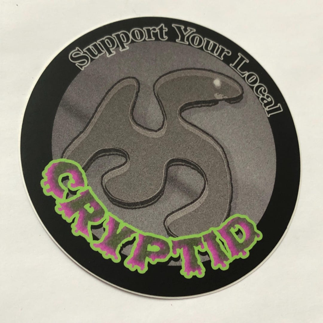 Support Your Local Cryptid - - Sticker/decal - Etsy