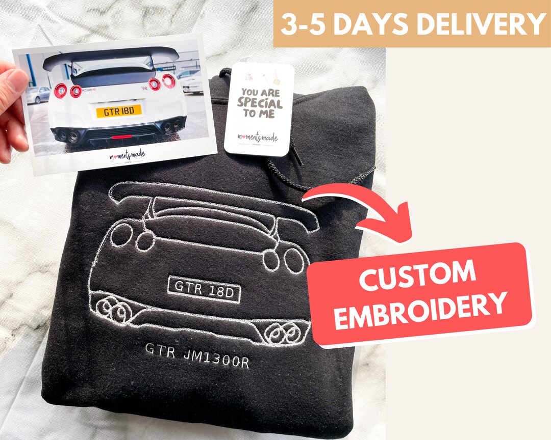 Custom Car Hoodie, Customised Hoodie, Personalised Car Sweater, Custom ...