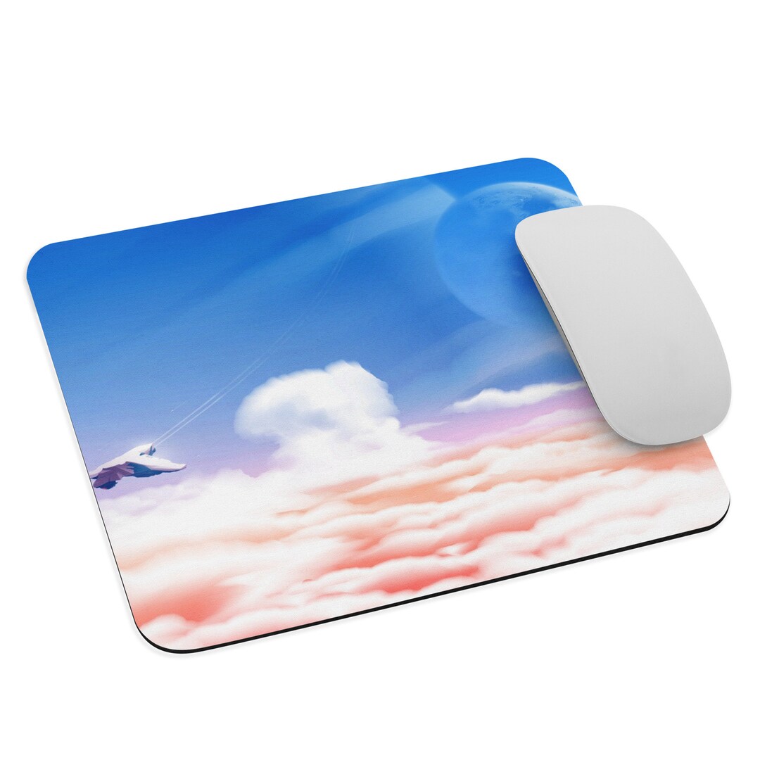 Space Shuttle Flying to Alien Planets Mouse Pad | Above Clouds View ...