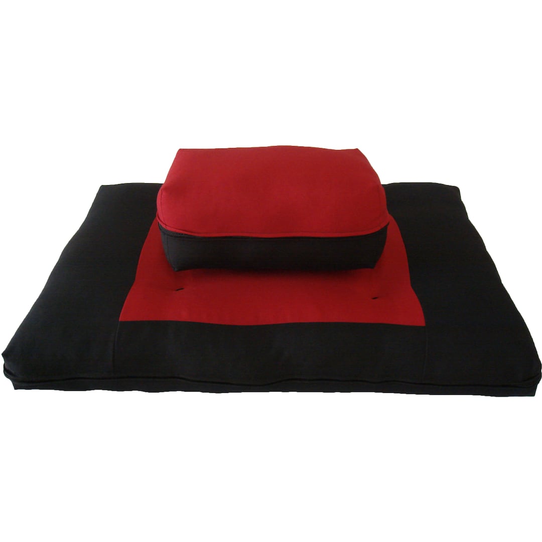 Zabuton Zafu Set, Yoga Meditation Practice Cushions, Kneeling ...