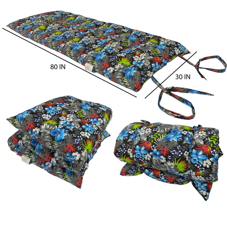 Handmade Traditional Japanese Floor Rolling Cotton/foam Sleepover Shiki ...