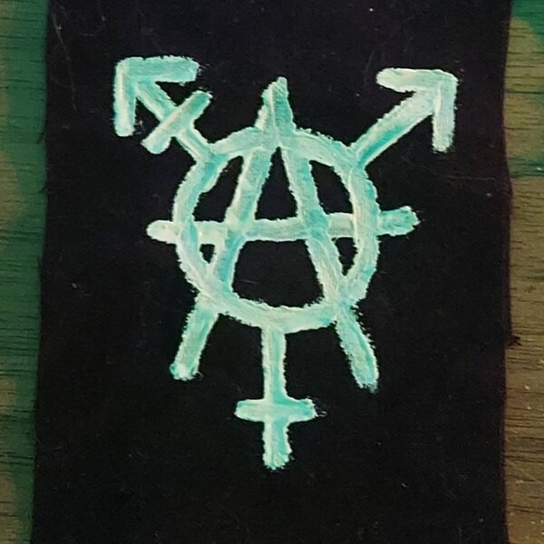 Anarchy Symbol Patch - Etsy