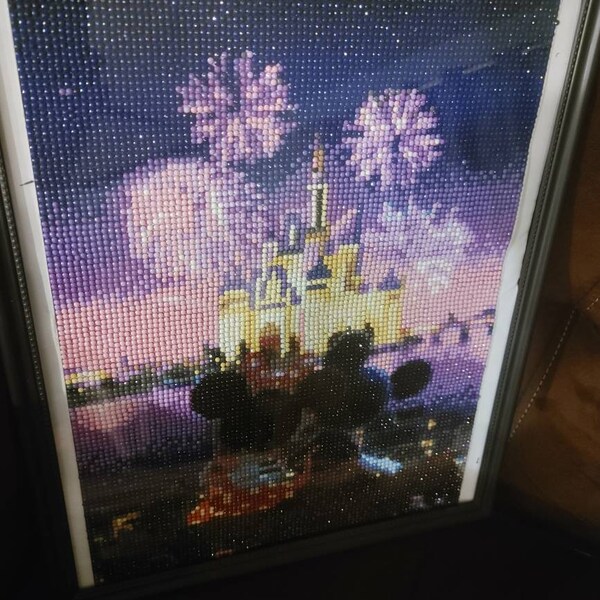 Mickey and Minnie Diamond Painting - Etsy