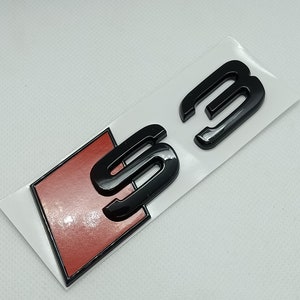 S3 Logo Rear Emblem Sticker Glossy Black - Etsy