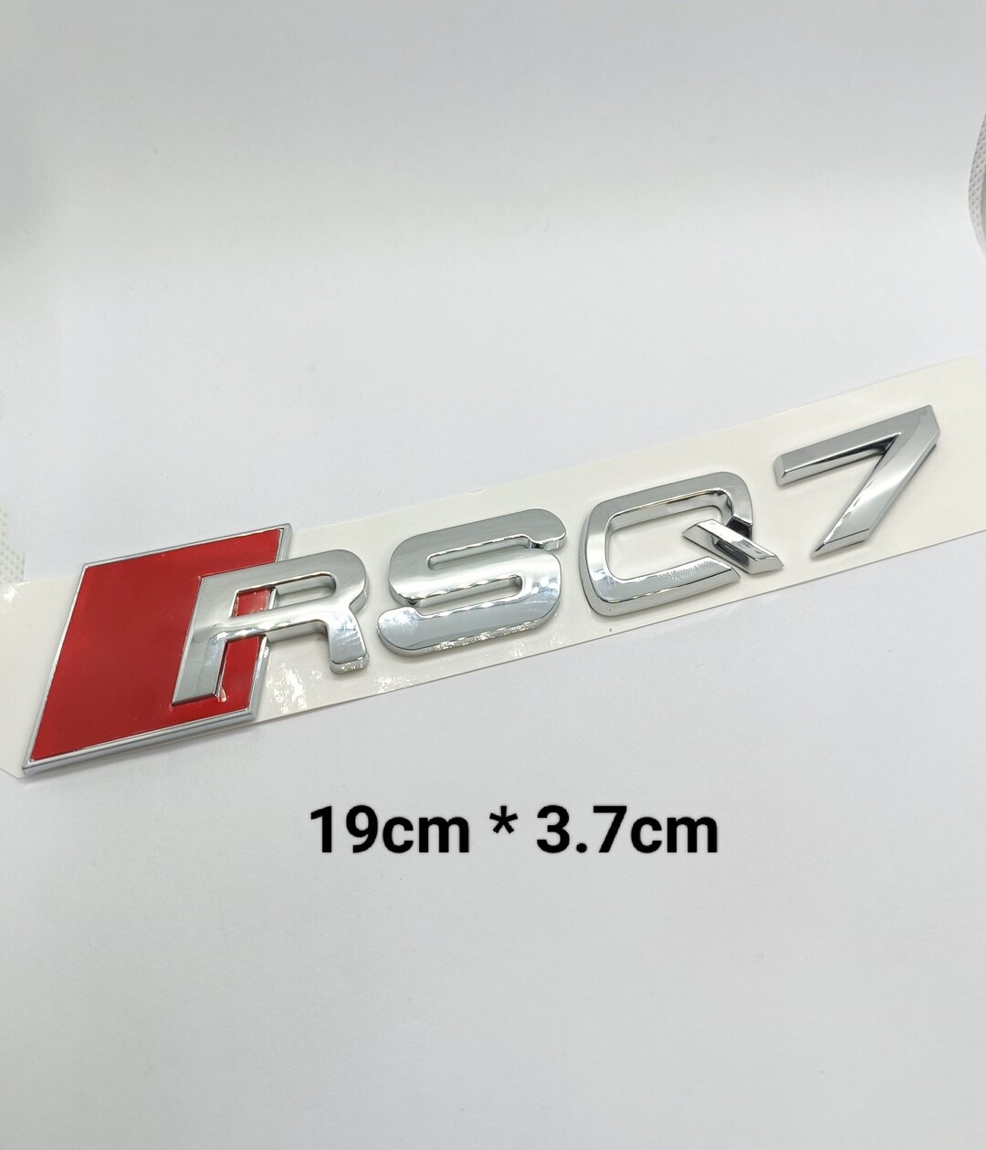 RSQ7 Chrome Logo Badge Emblem Rear Tailgate Sticker - Etsy