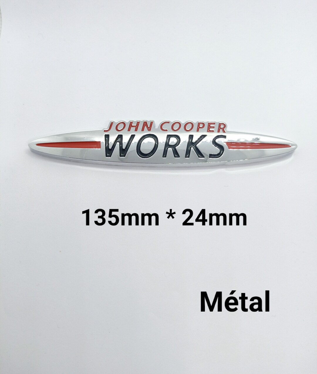 Mini-john-cooper Works JCW Logo// Chest Metal Emblem 135mm for - Etsy