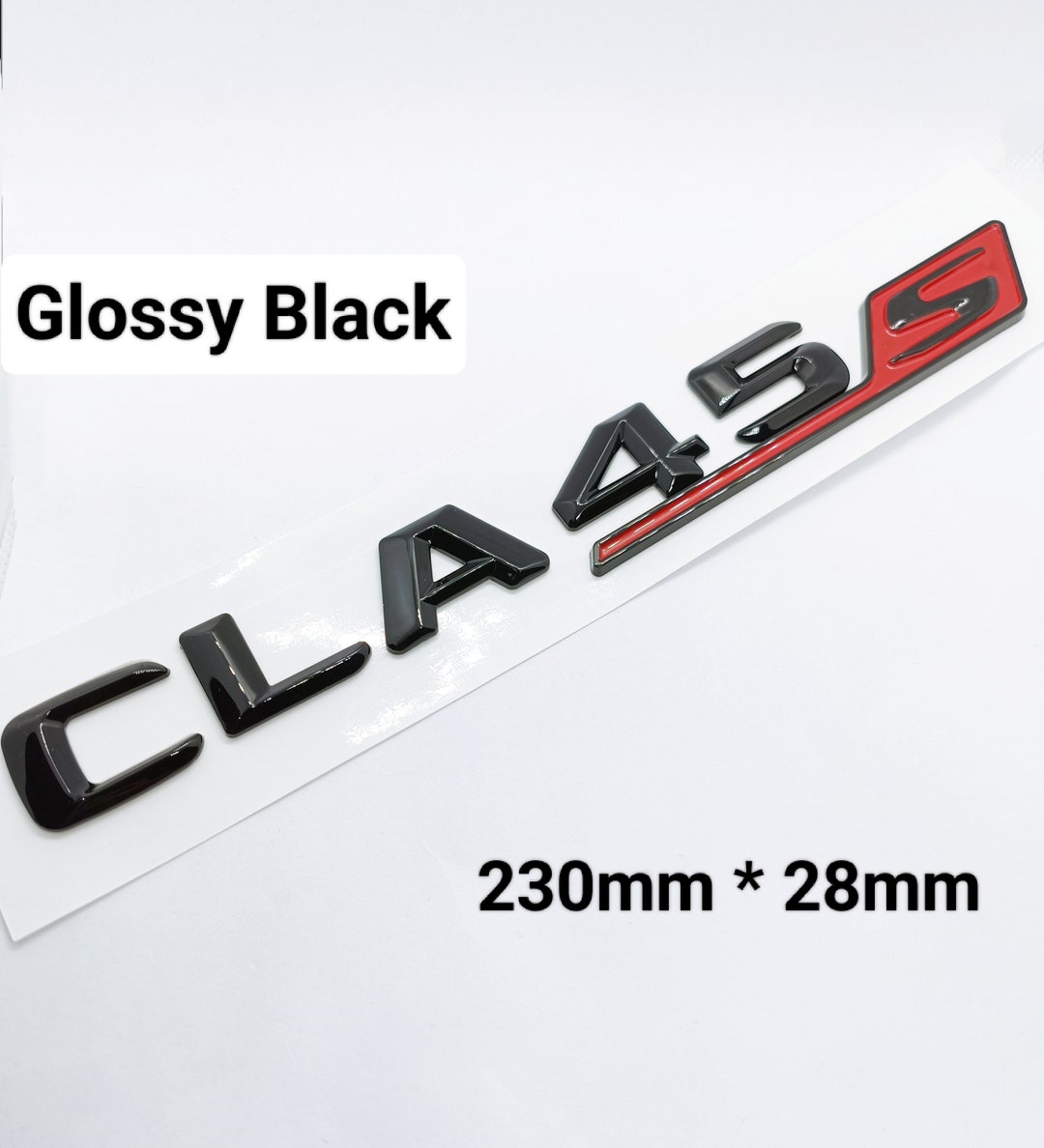 CLA 45s Mercedes Benz Logo Cla45s Gloss Black AMG Emblem - Etsy UK