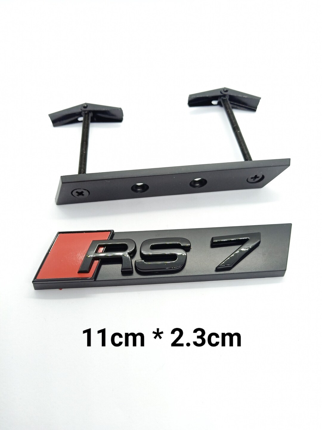 RS7 Emblem Logo Glossy Black Front Grille A7 S7 RS7 - Etsy