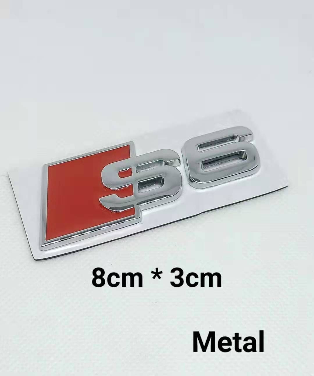 S6 Logo Sticker Emblem Rear Chrome Metal - Etsy