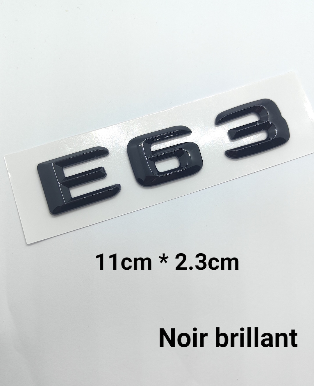 E63 AMG Logo Glossy Black 3D Emblem - Etsy