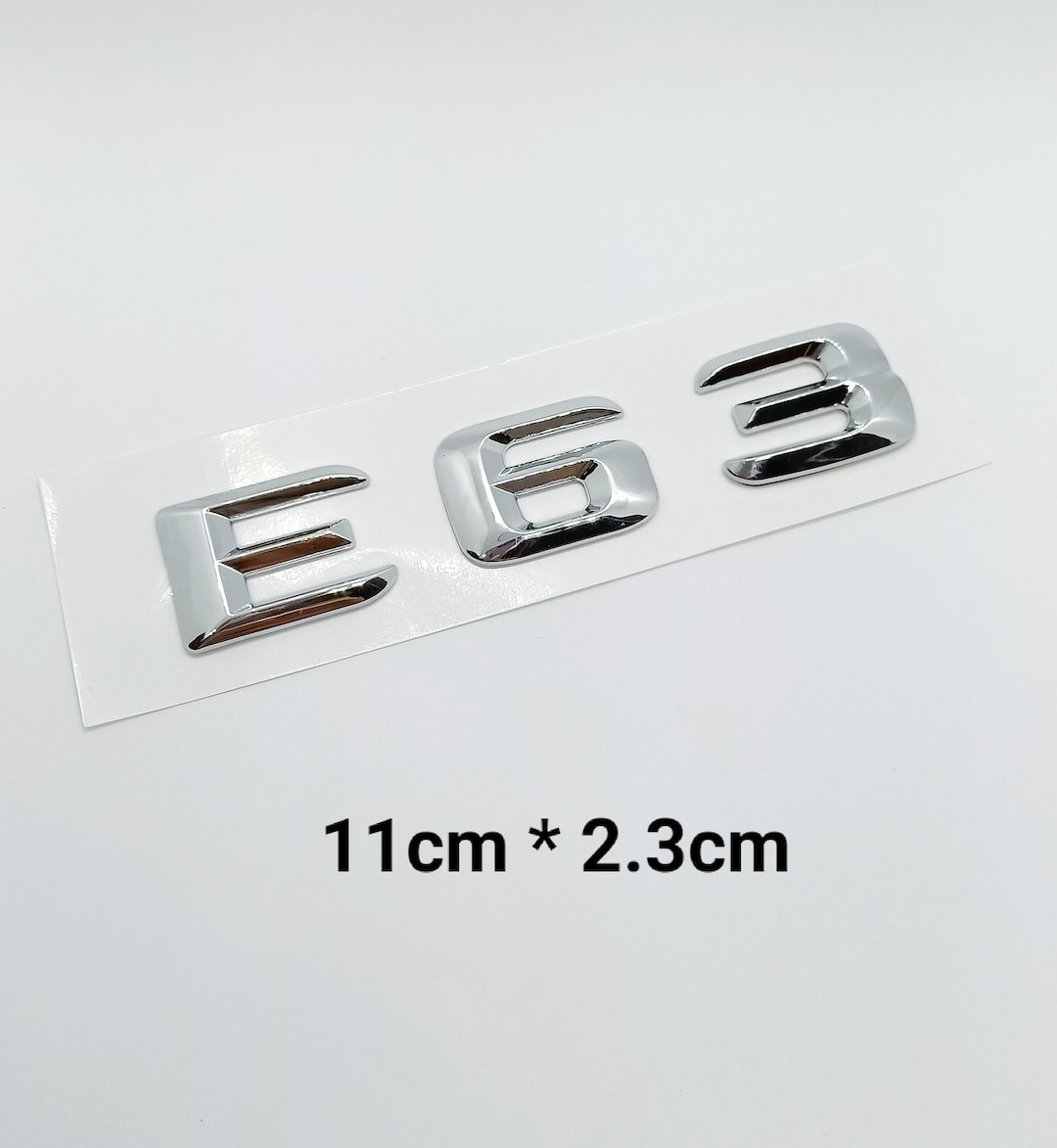 E63 AMG Chrome Logo 3D Emblem - Etsy