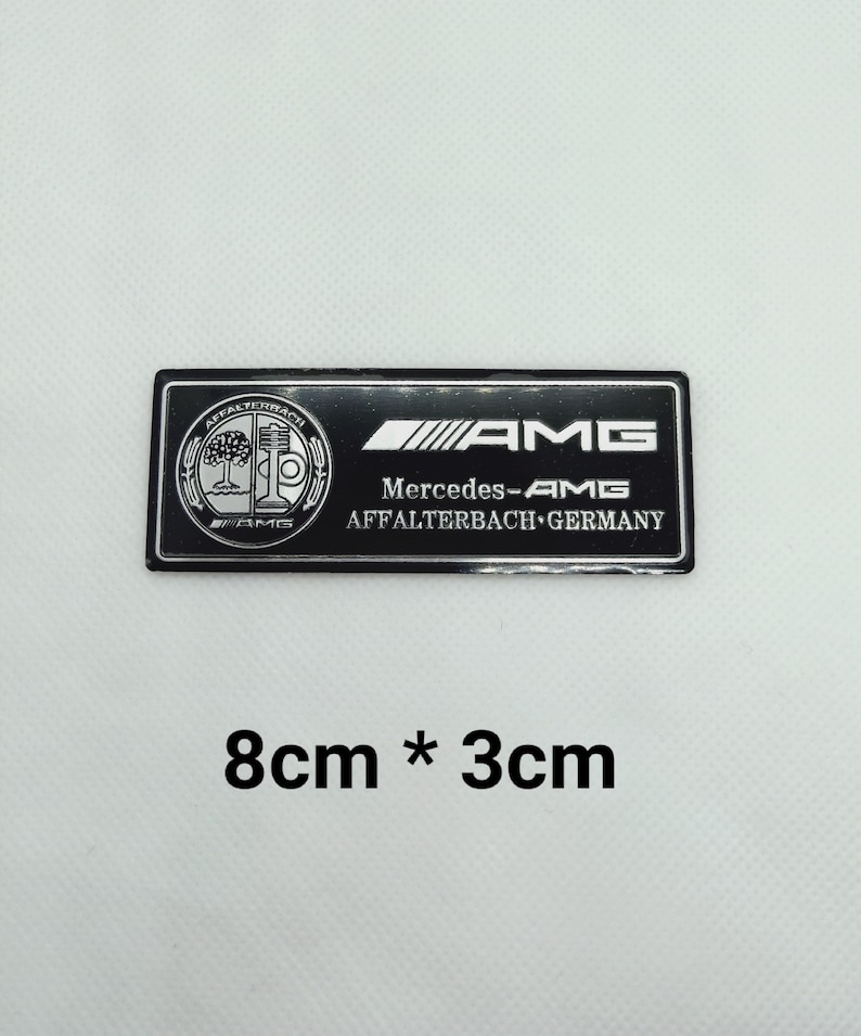 AMG Affalterbach Mercedes Emblem Logo Black - Etsy