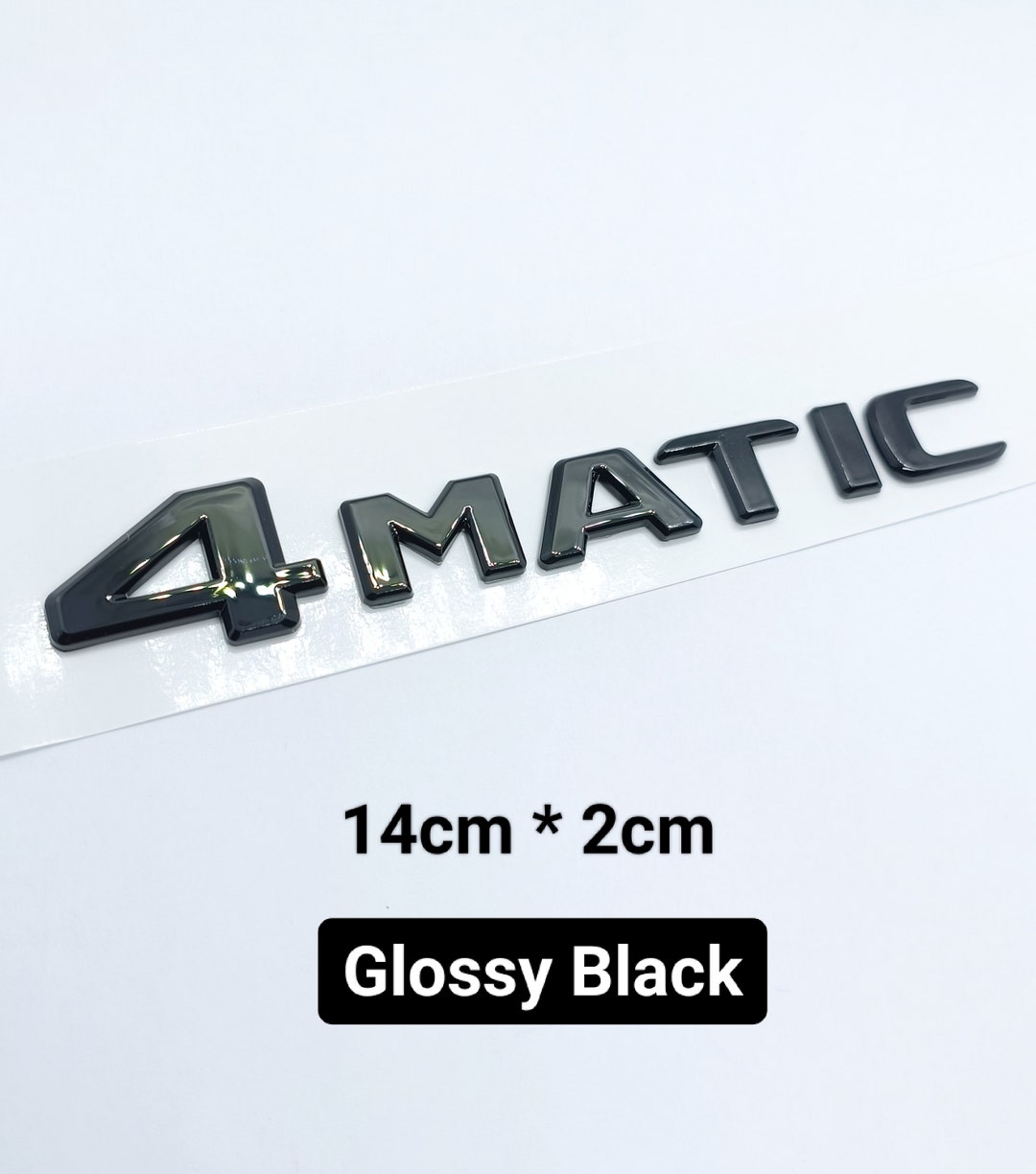 Logo 4 Matic Black Glossy Badge Emblem Flat Class A B C E S - Etsy