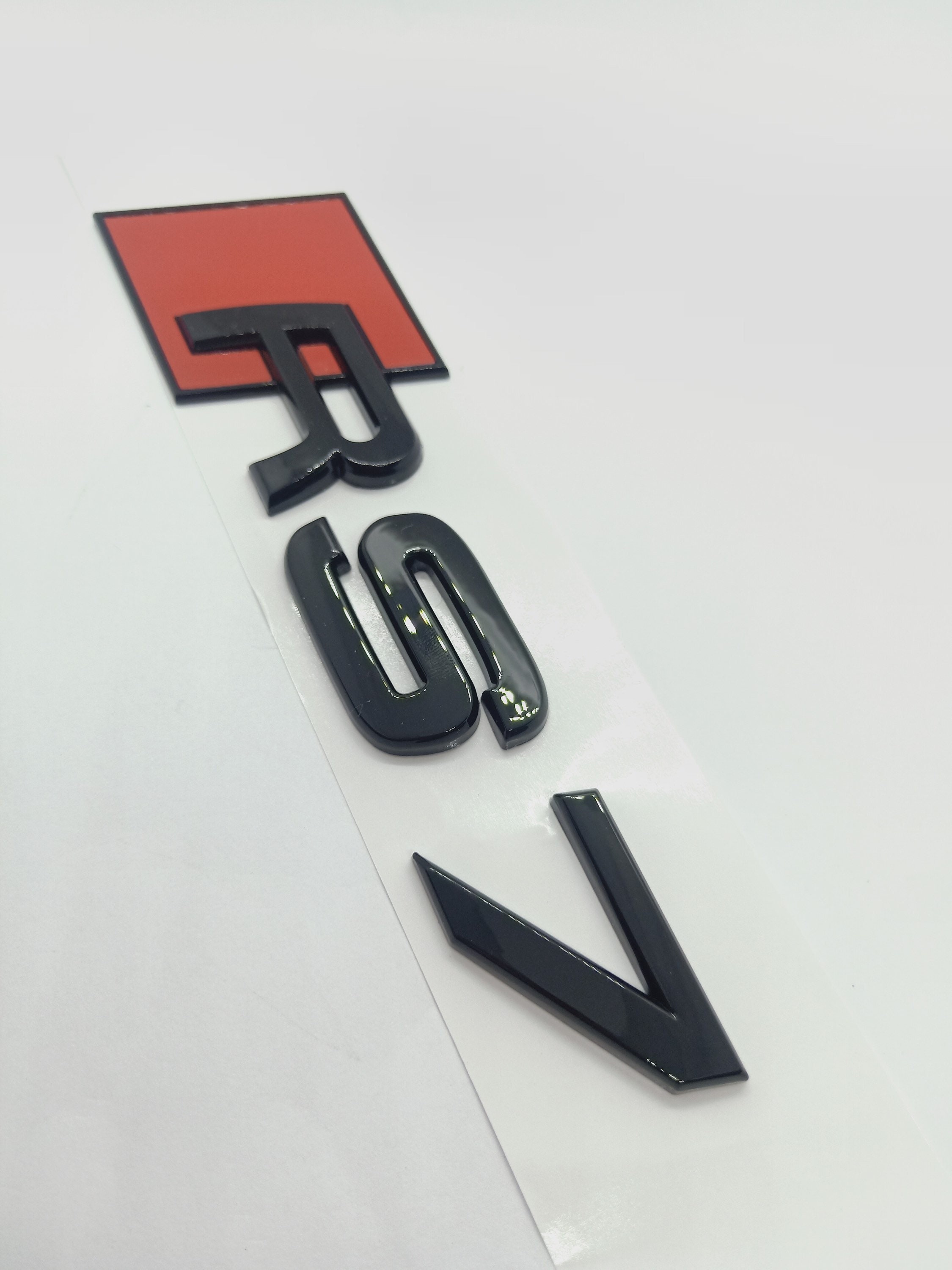 RS7 Logo Gloss Black Rear Emblem Sticker. - Etsy Canada