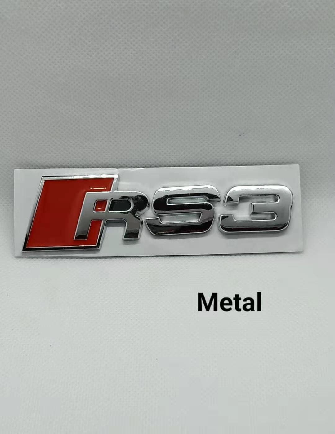 RS3 Logo Chrome Badge Emblem Rs3 Metal Tailgate Sticker - Etsy UK
