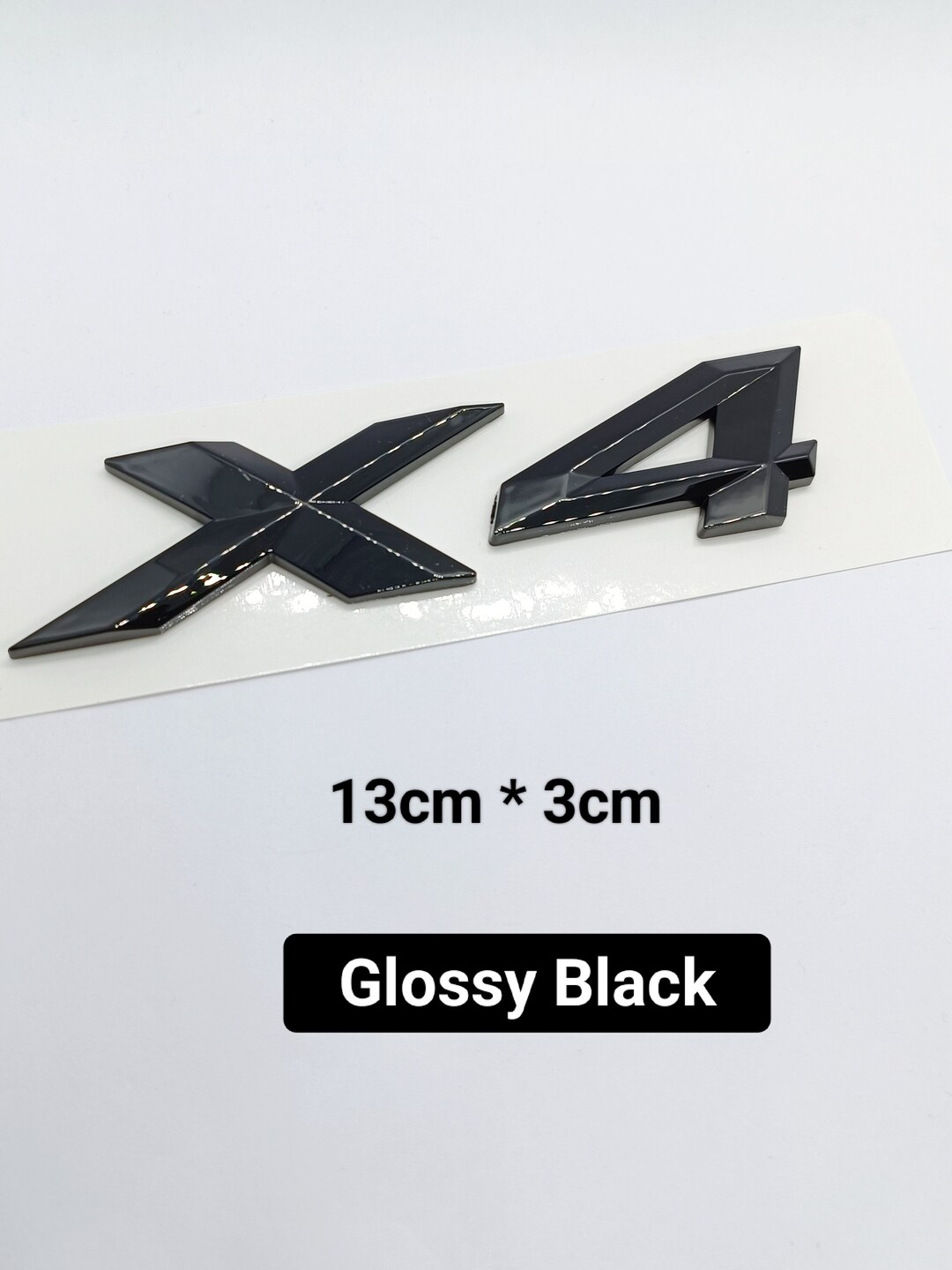X4 Logo Emblem Logo X Sticker Glossy Black - Etsy
