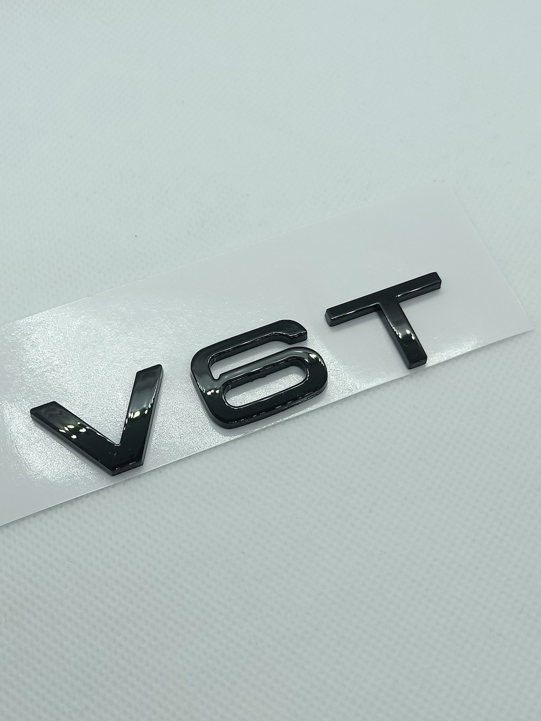 1 Shiny Black V6T Logo Emblem - Etsy