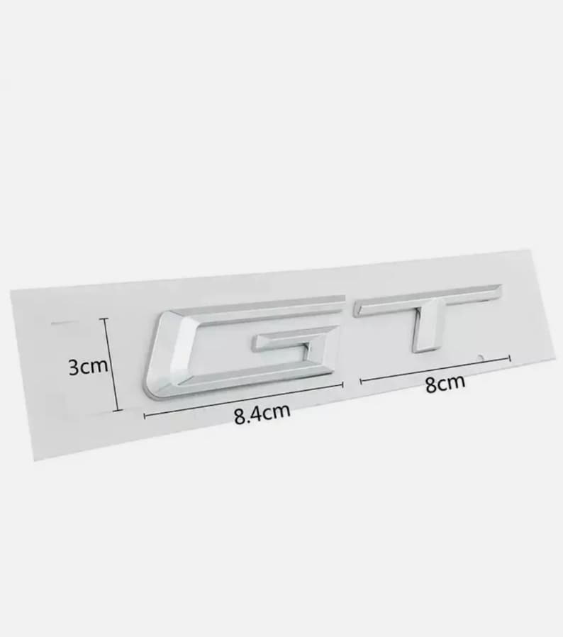 GT Trunk Logo Emblem X Series 4 5 Logo Chrome Sticker - Etsy