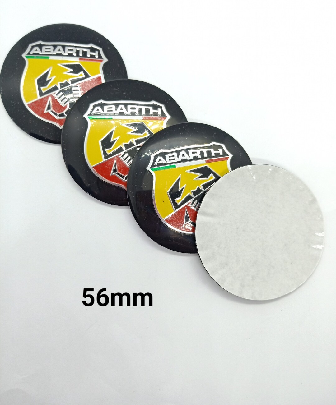 4 Wheel Center Hub Wheel Cap Sticker-forabarth 56mm - Etsy