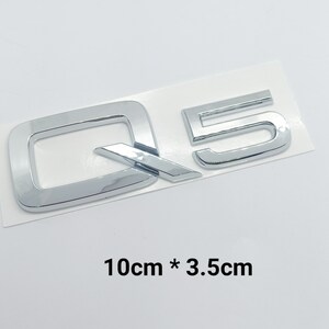 Q5 Logo Decals Sticker Emblem Chrome - Etsy