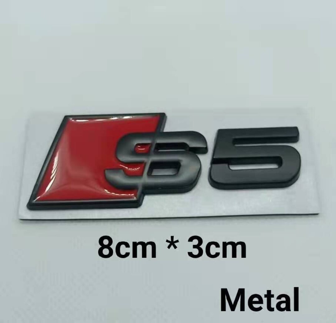 S5 Logo Sticker Emblem Rear Matte Black Metal - Etsy