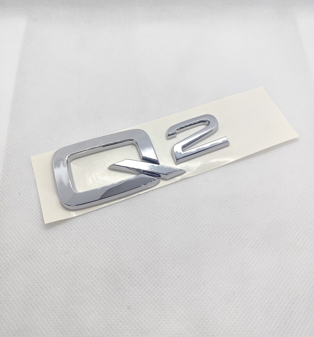 Q2 Logo Q2 Chrome Emblem Sticker Decals - Etsy