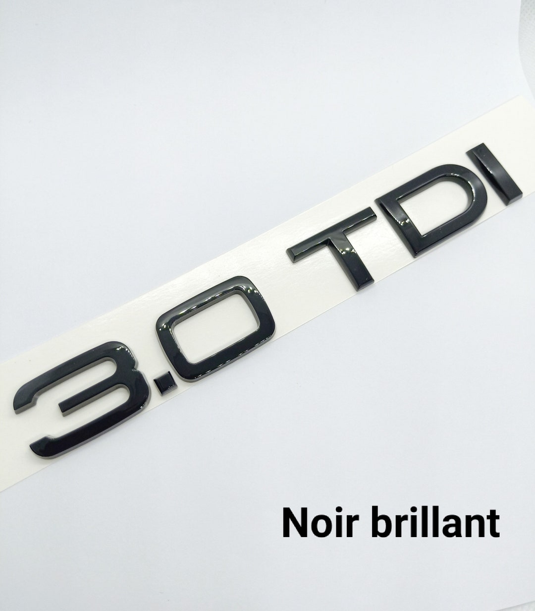 3.0 TDI Emblem Rear Trunk Sticker Glossy Black - Etsy