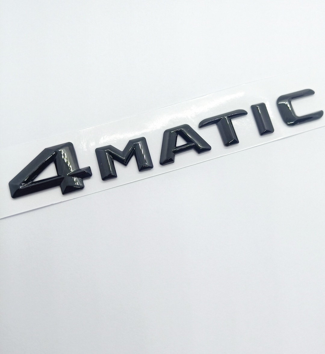 Logo 4 Matic Black Gloss Badge Emblem 3D Class A B C E S - Etsy
