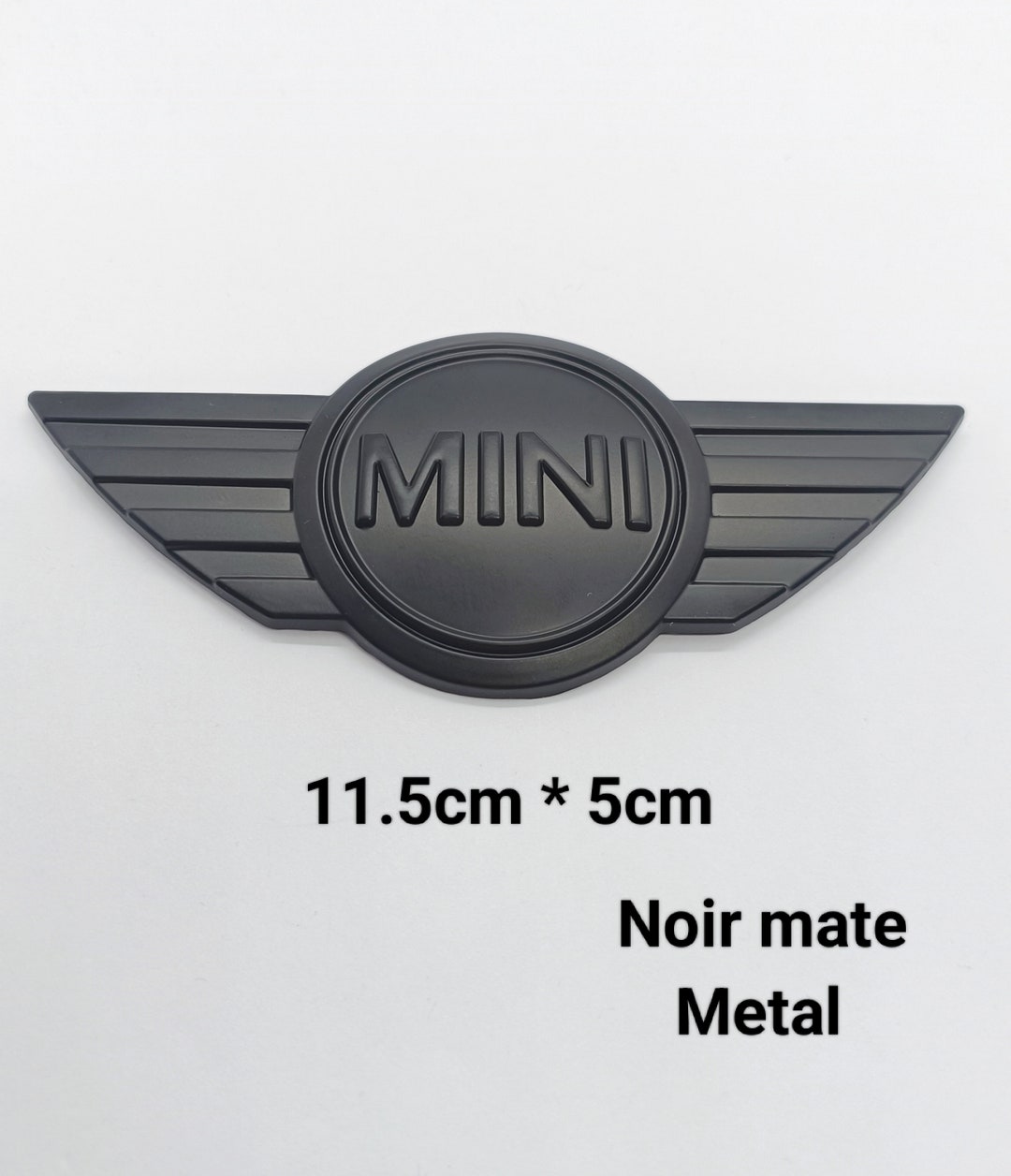 Logo for Mini-cooper Metal Matte Black 11.55cm Hood Rear Emblem - Etsy