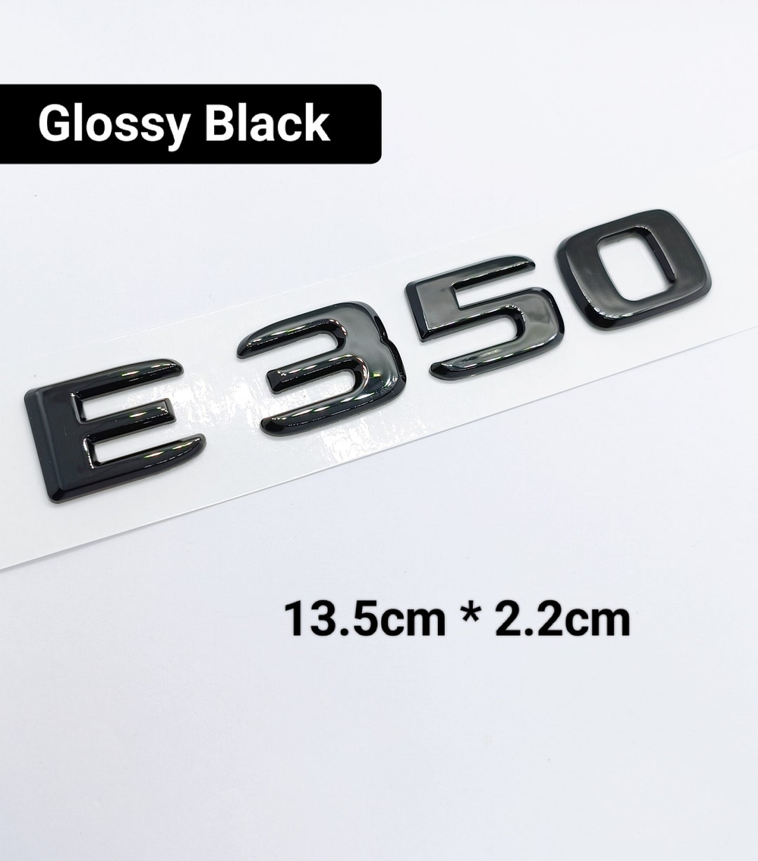 E350 Logo Sticker Decal Glossy Black 3D Badge Logo Emblem - Etsy