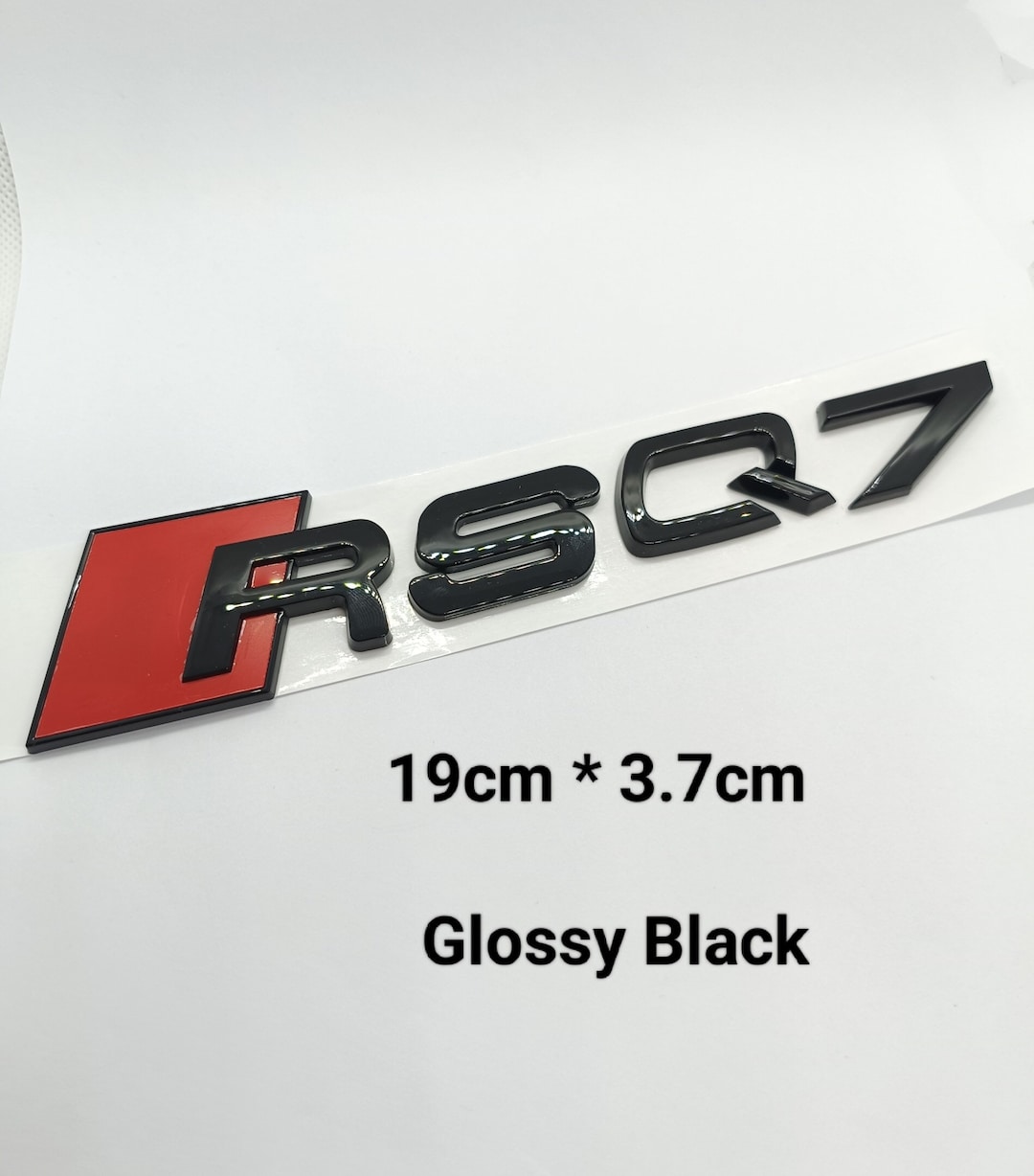 Glossy Black RSQ7 Logo Badge Emblem Rear Tailgate Sticker - Etsy