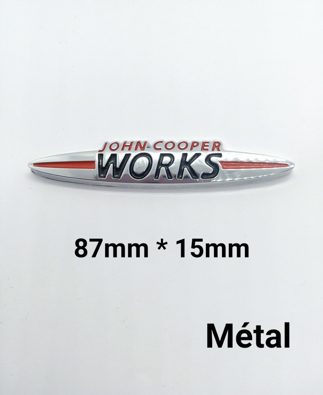 Mini//-john-cooper-works//-jcw// Logo Metal Emblem 87mm Wings for ...