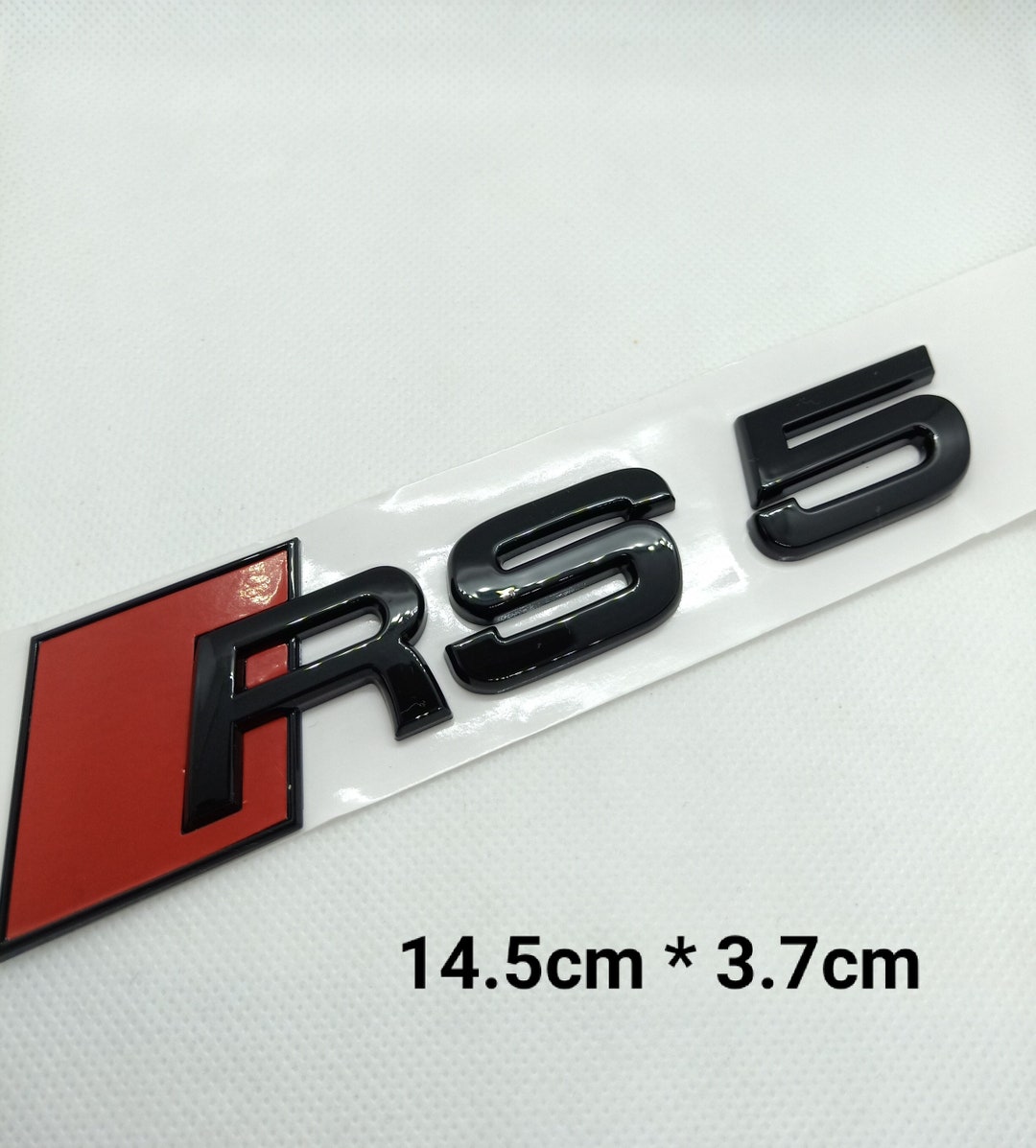 RS5 Logo Sticker Emblem Rear Gloss Black. - Etsy