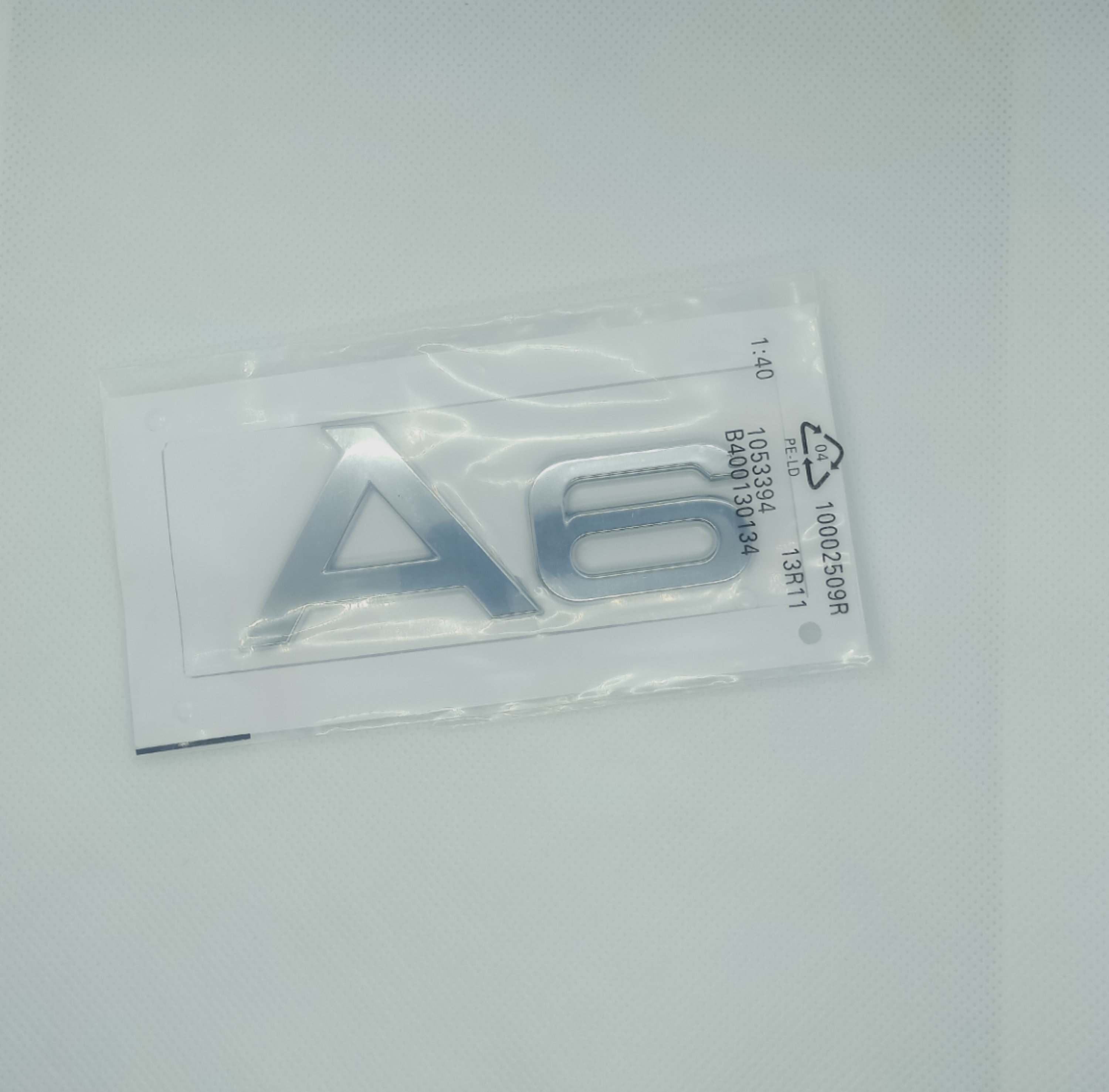 A6 Logo Chrome Emblem Sticker Decals - Etsy