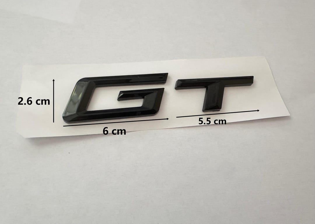 GT Trunk Logo Emblem X Serie 3 4 5 Logo Aufkleber Glanz Schwarz - Etsy.de