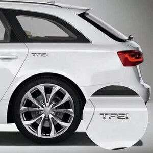 Logo TFSI Emblem for Trunk Glossy Black - Etsy