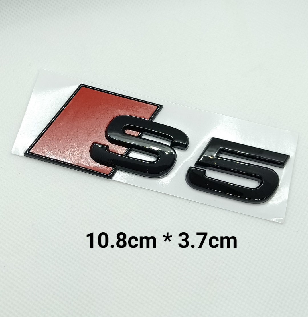 Gloss Black S5 Logo Badge Emblem Sticker Tailgate Rear - Etsy