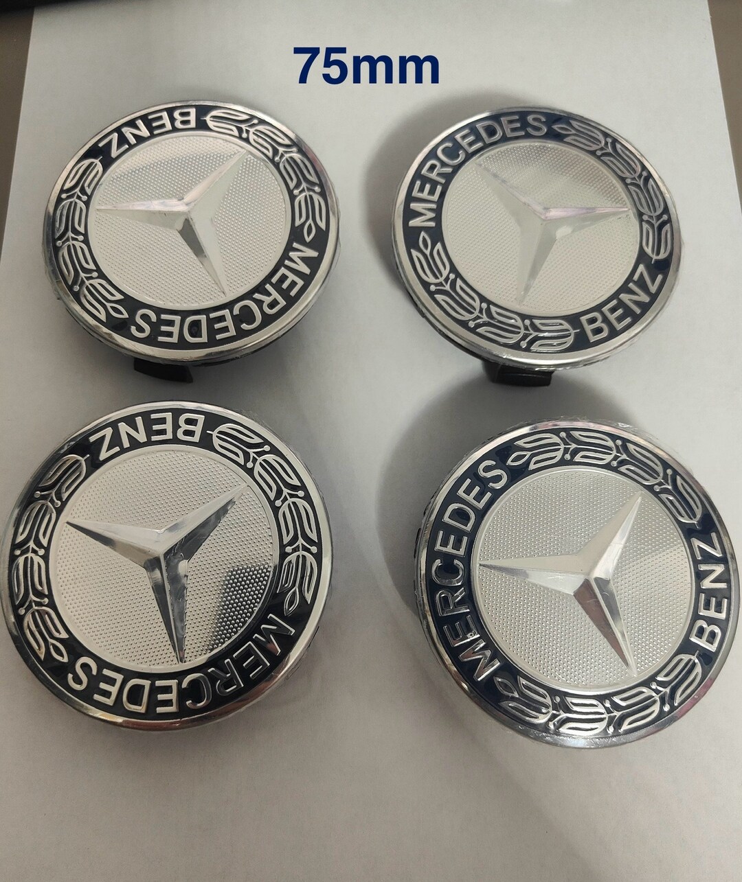 4x Dark Blue Logo Hub Cap Wheel Center 75mm - Etsy