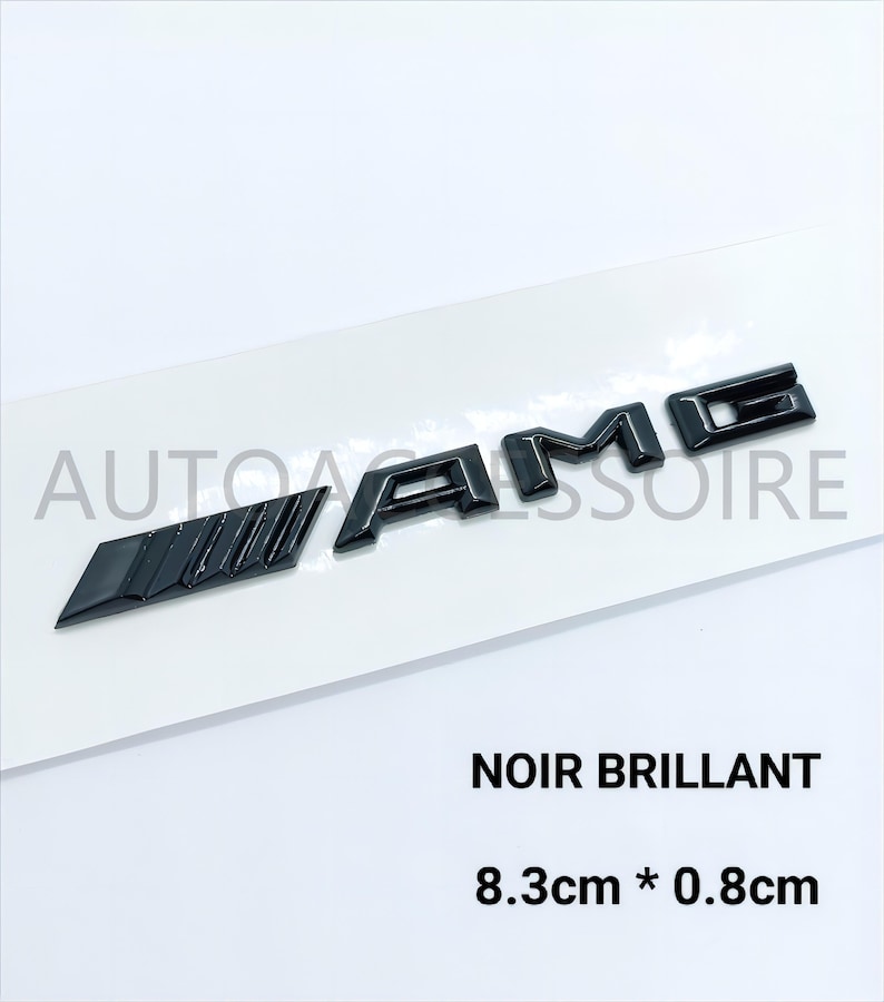 AMG Logo Sticker 3D Emblème Autocollant Centrale Interieure - Etsy