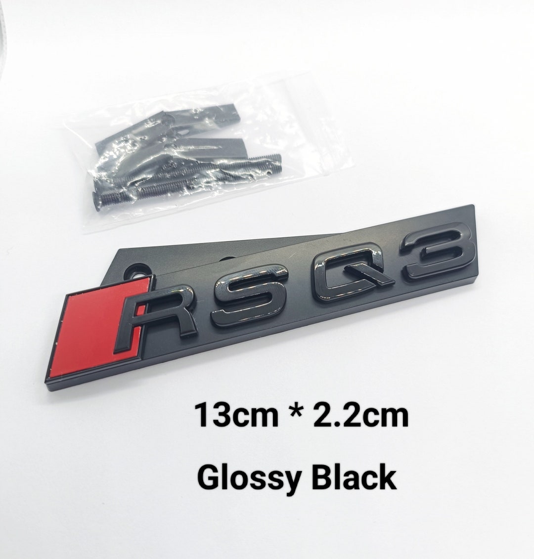 RSQ3 Gloss Black Front Grille Q3 Emblem Logo - Etsy