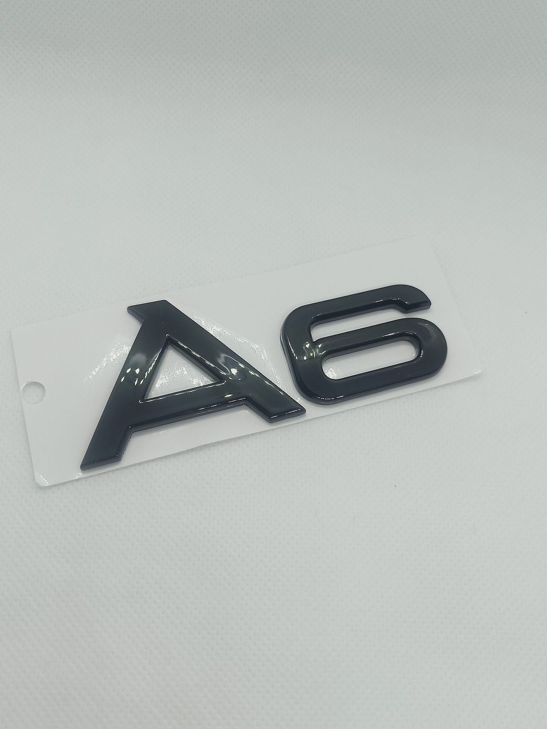 Logo A6 Stickers Emblem Sticker Glossy Black - Etsy