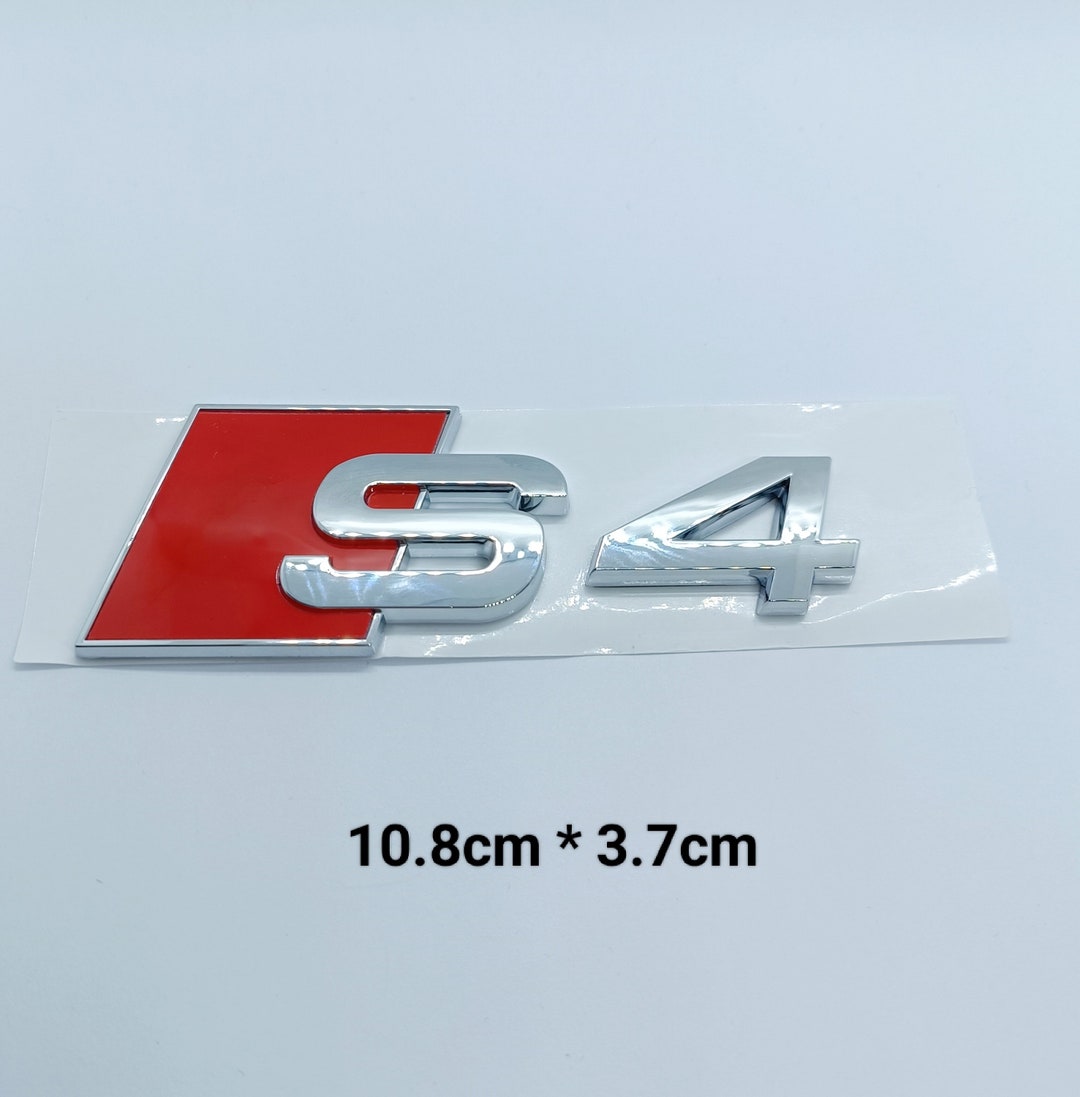 S4 Logo Chrome Badge Emblem Sticker Rear Tailgate - Etsy