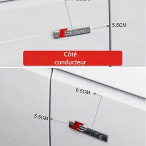 2 Logo S LINE Emblem in Matte Black Sline - Etsy