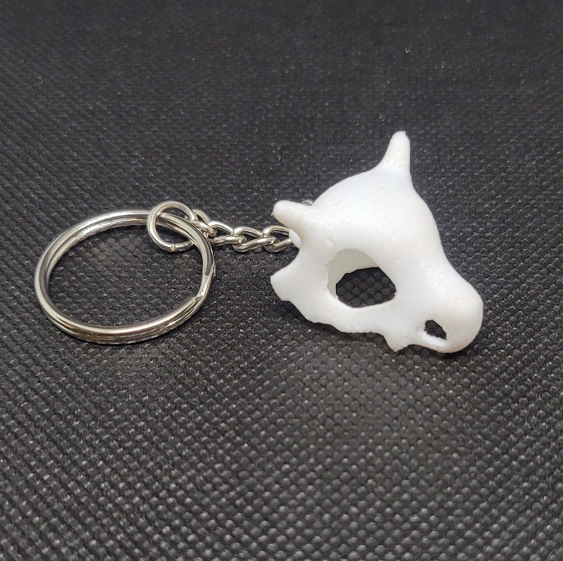 Cubone Pokemon Keychain Pokeball Cubone Skull Keychain Pokemon Skull ...