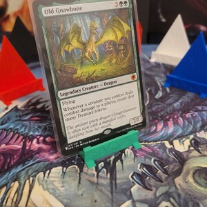 MTG Card Display Stand - Vertical Holder for Collectors - Etsy