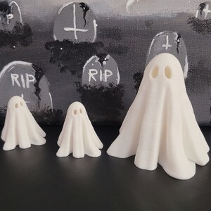 Ghost Halloween Figure Spooky Home Decor Witch Gothic Figurine Cute ...